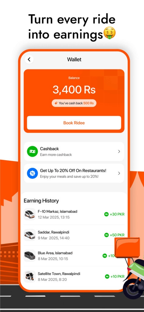 Ridee : Drive or Ride, You Earn